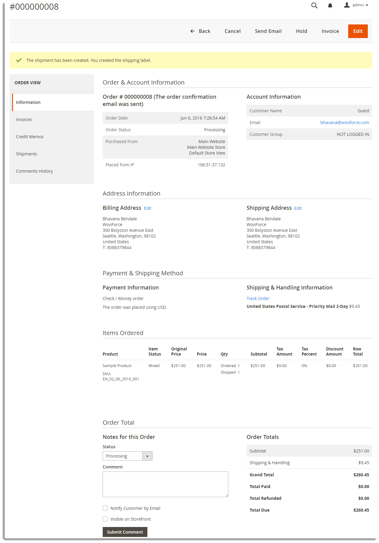 PluginHive - Setting Up Magento 2.0 Default USPS Shipping Extension