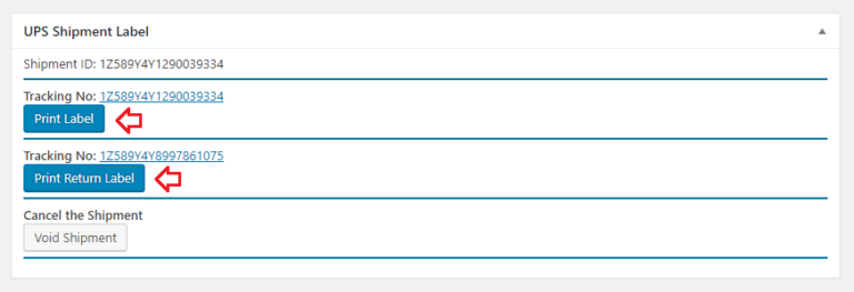 Print UPS Return Label for WooCommerce & Shopify Shipments