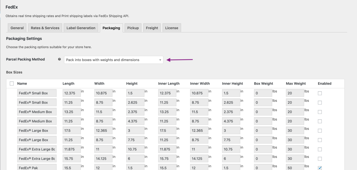 Understand the Packing Methods of WooCommerce FedEx Plugin