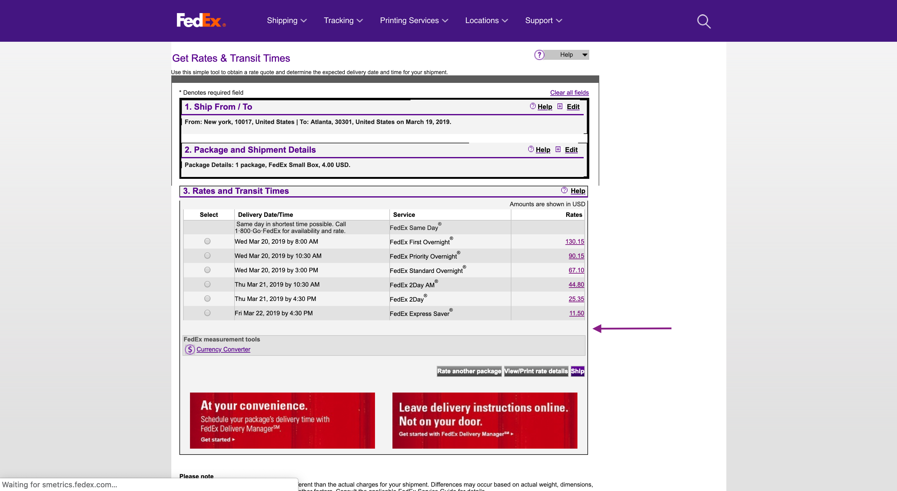 Fedex parcel ground tracking - tolfheat