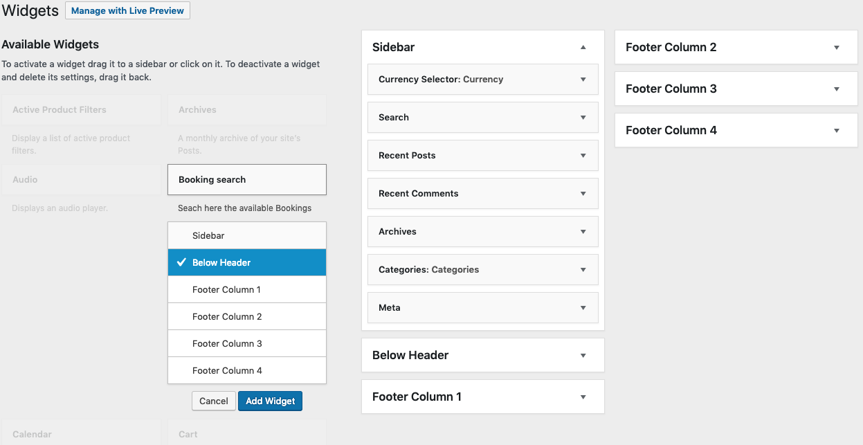 WooCommerce Bookings Availability Search Widget - PluginHive