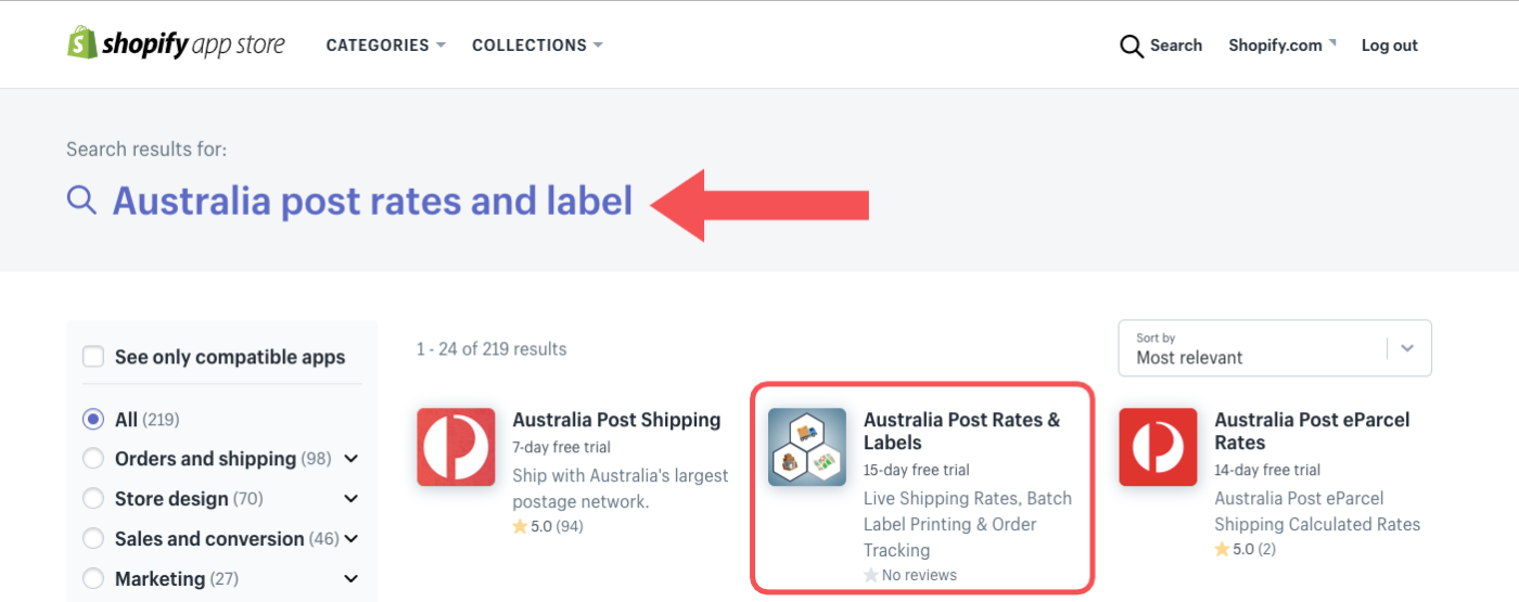 Installation and Activation of Shopify Australia Post App - PluginHive