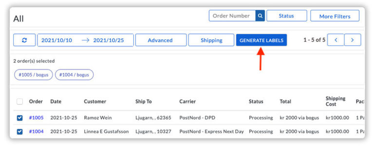 Shopify PostNord Shipping - Automate Rates, Shipping Labels and ...