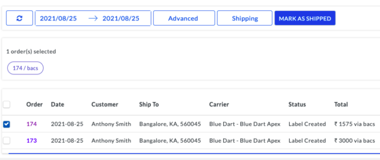 Blue Dart Shipping Plugin for WooCommerce with Print Label