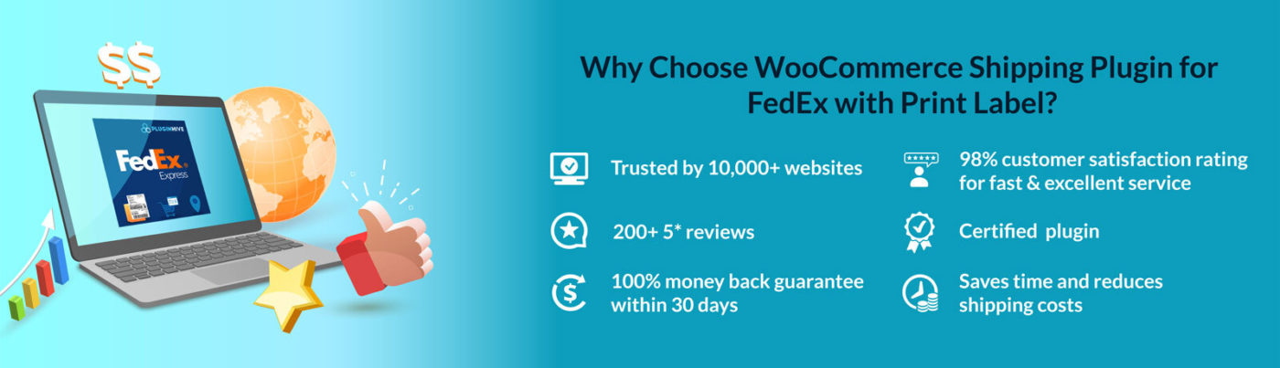 WooCommerce FedEx Shipping Plugin with Print Label