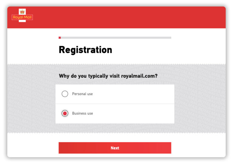 How to register for Royal Mail Business Account