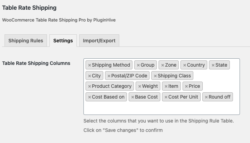 WooCommerce Table Rate Shipping Pro Plugin