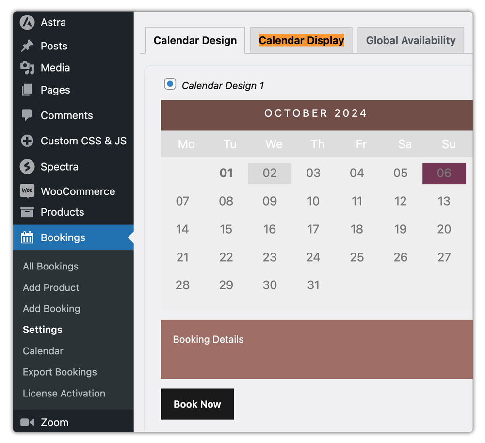 How to Display WooCommerce Bookings Search Availability Widget on your store - PluginHive