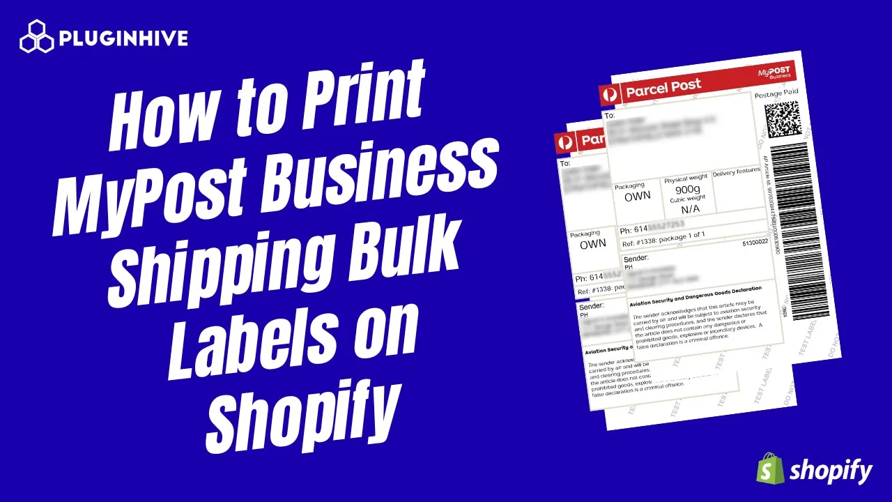StarTrack and MyPost Business for Shopify Australia Post Shipping