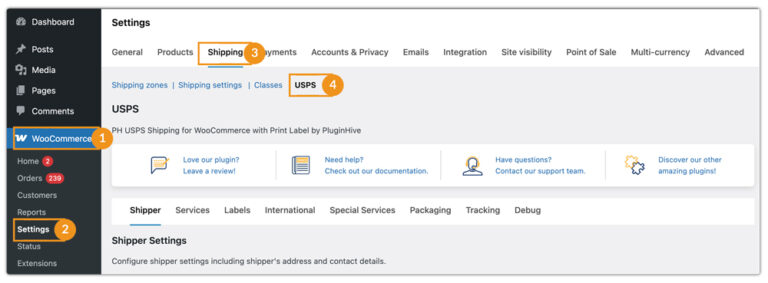 Setting Up USPS Shipping Plugin for WooCommerce - PluginHive