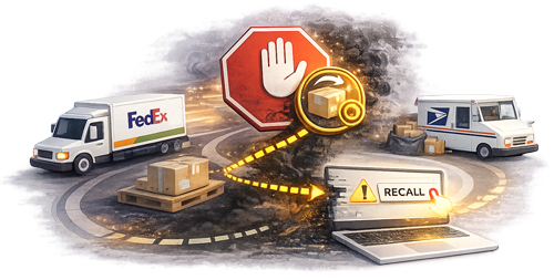 Stop shipment in transit on FedEx: the recall workflow most multi ...