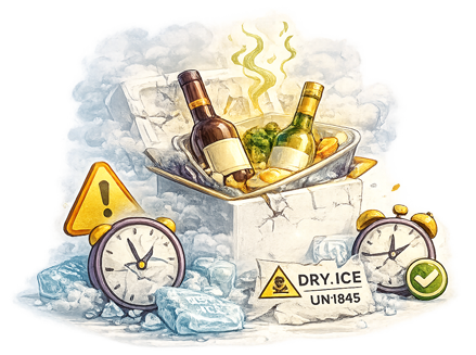 Cold-chain meal kits on FedEx: where dry ice declarations and transit ...